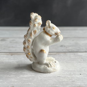 RARE 19th Century Antique Derby White Porcelain Squirrel Figure C 1810 ...
