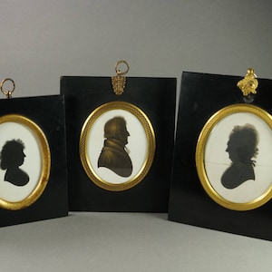 Georgian Miers Silhouette on Plaster of the Reverend Gervas Holmes of ...