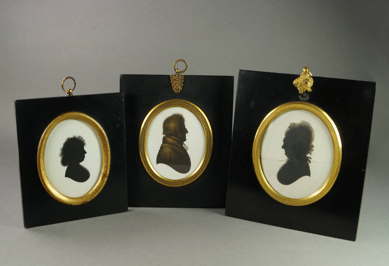 1700s John Miers Portrait Silhouette on Plaster of Mrs - Etsy