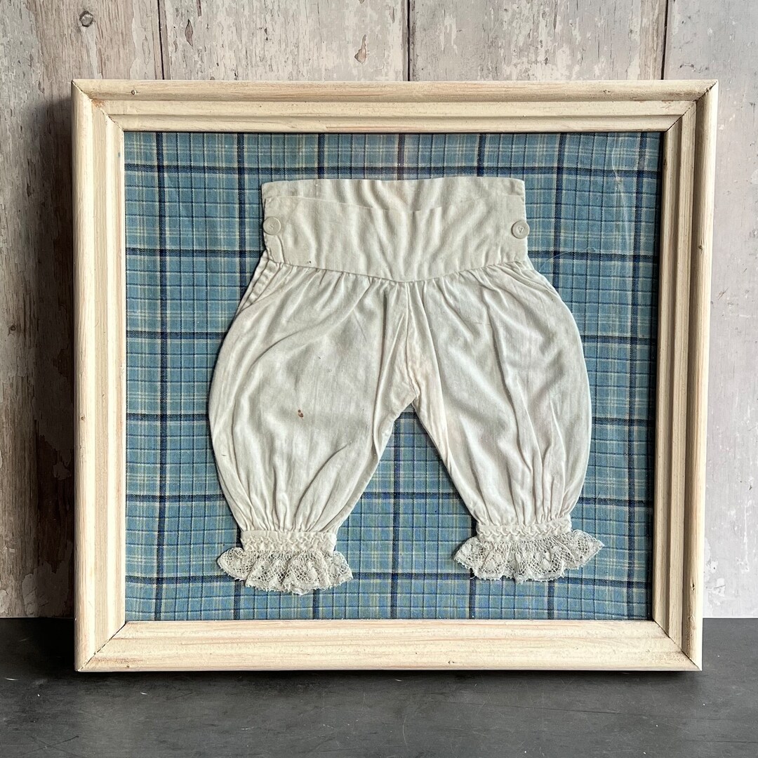Antique Large Doll Bloomers Later Framed C 1900 Folk Art - Etsy