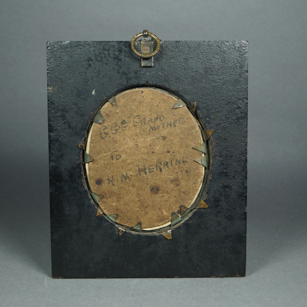 Antique Edward Foster Red Profile Silhouette Signed Dated - Etsy