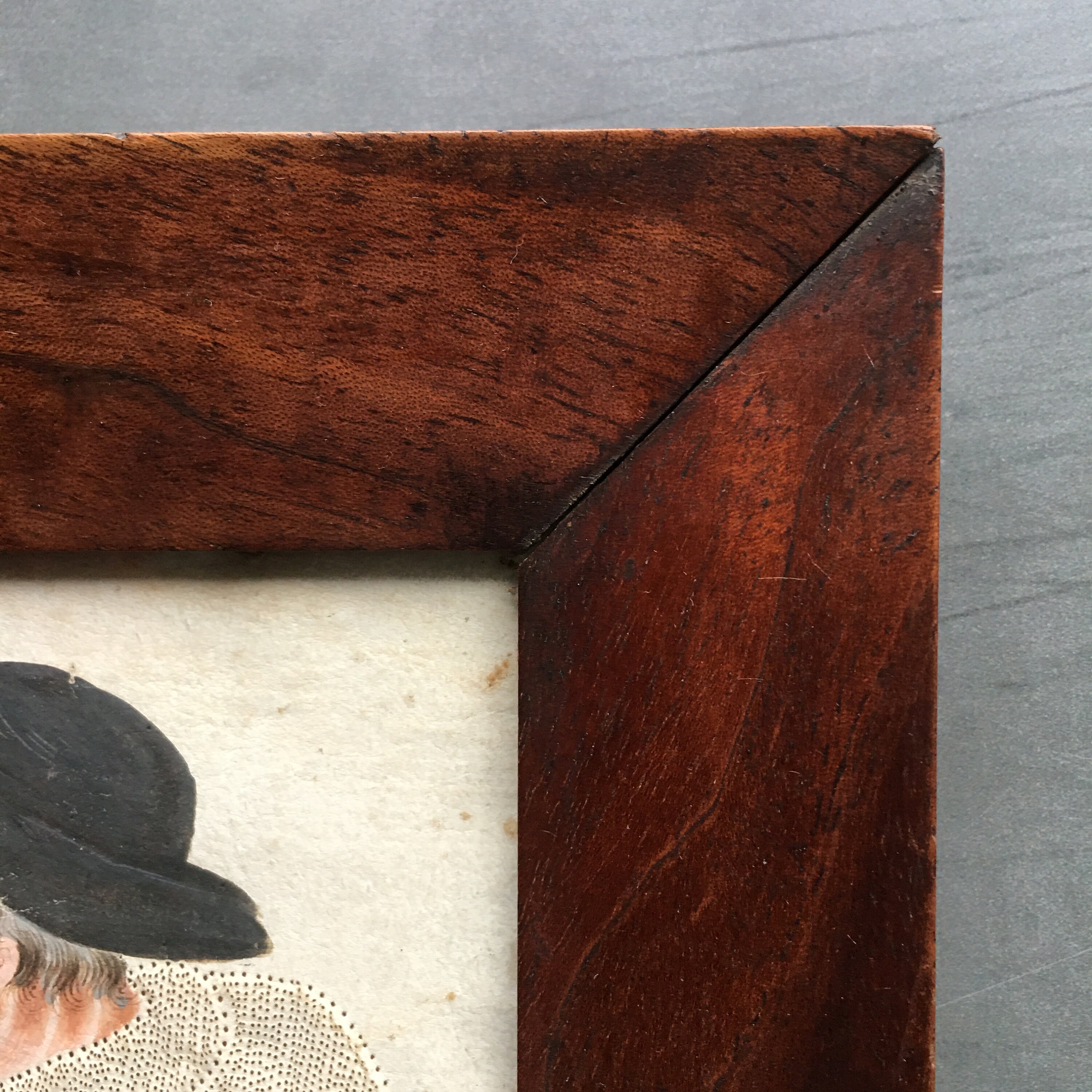 18th Century Pin Prick Picture Watercolour Painting Pilgrims - Etsy