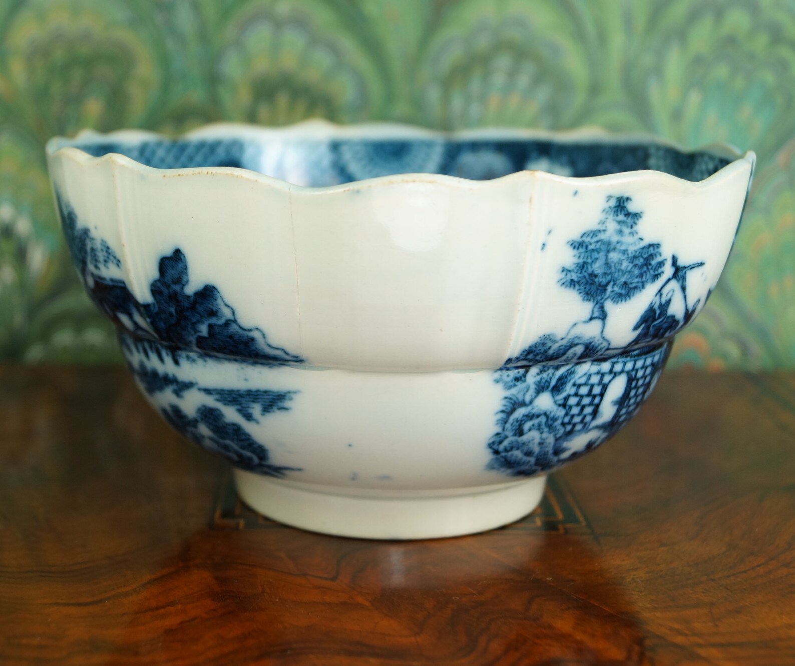 RARE 18th Century Blue and White Transferware Bowl Pearlware - Etsy UK