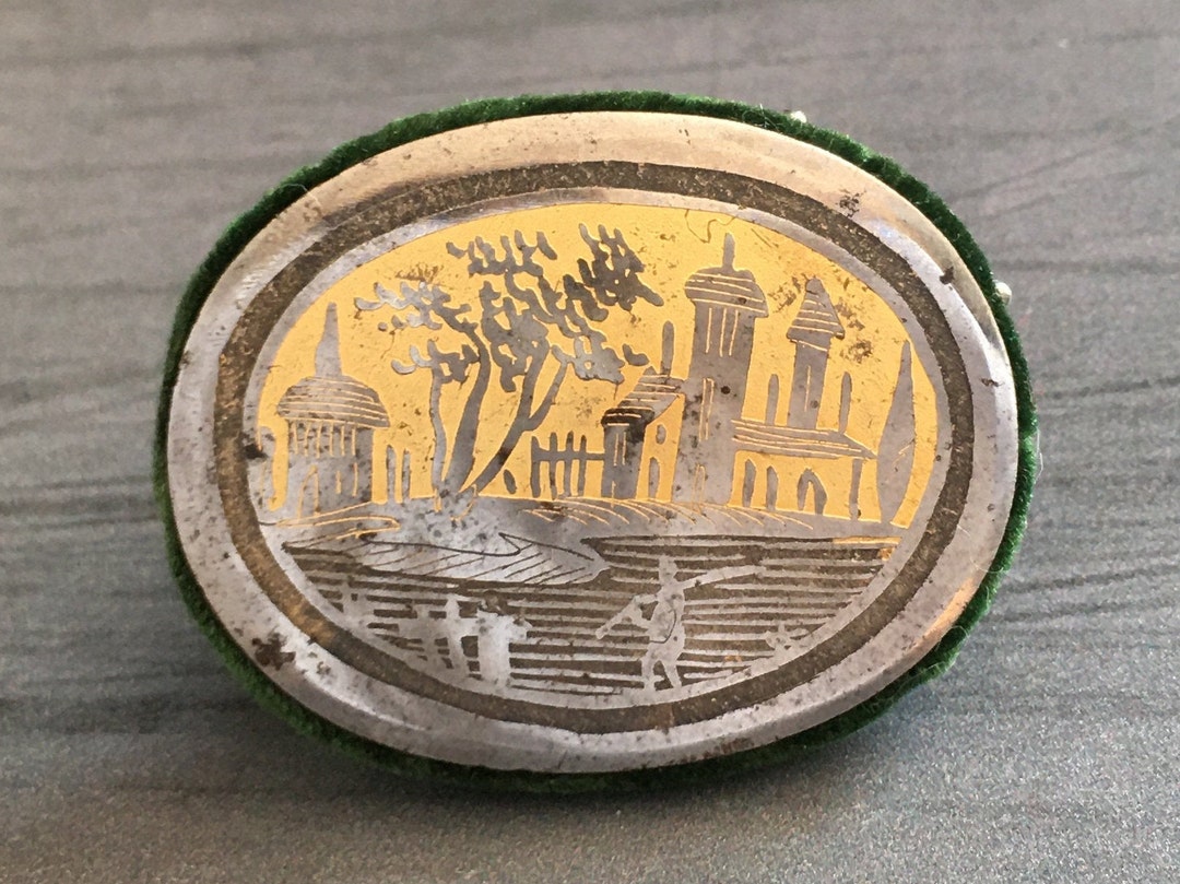 Swedish Pincushion Pin Keep Cut Steel and Gilt C 1840 Rare - Etsy