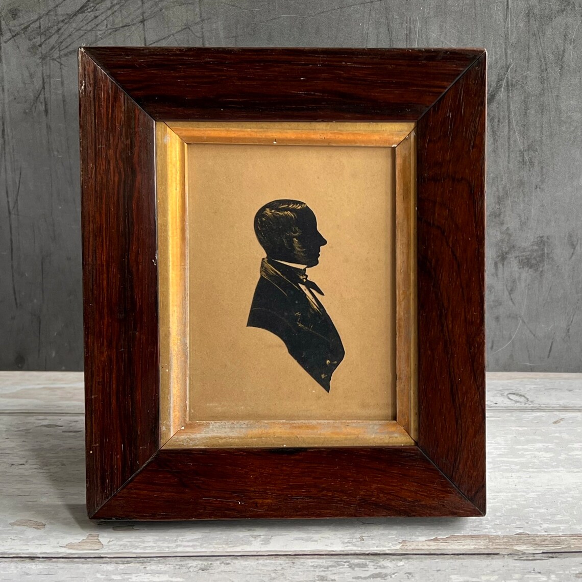 Antique 19th Century Portrait Silhouette Gentleman J Astley C 1830 - Etsy