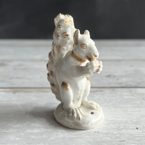 RARE 19th Century Antique Derby White Porcelain Squirrel Figure C 1810 ...