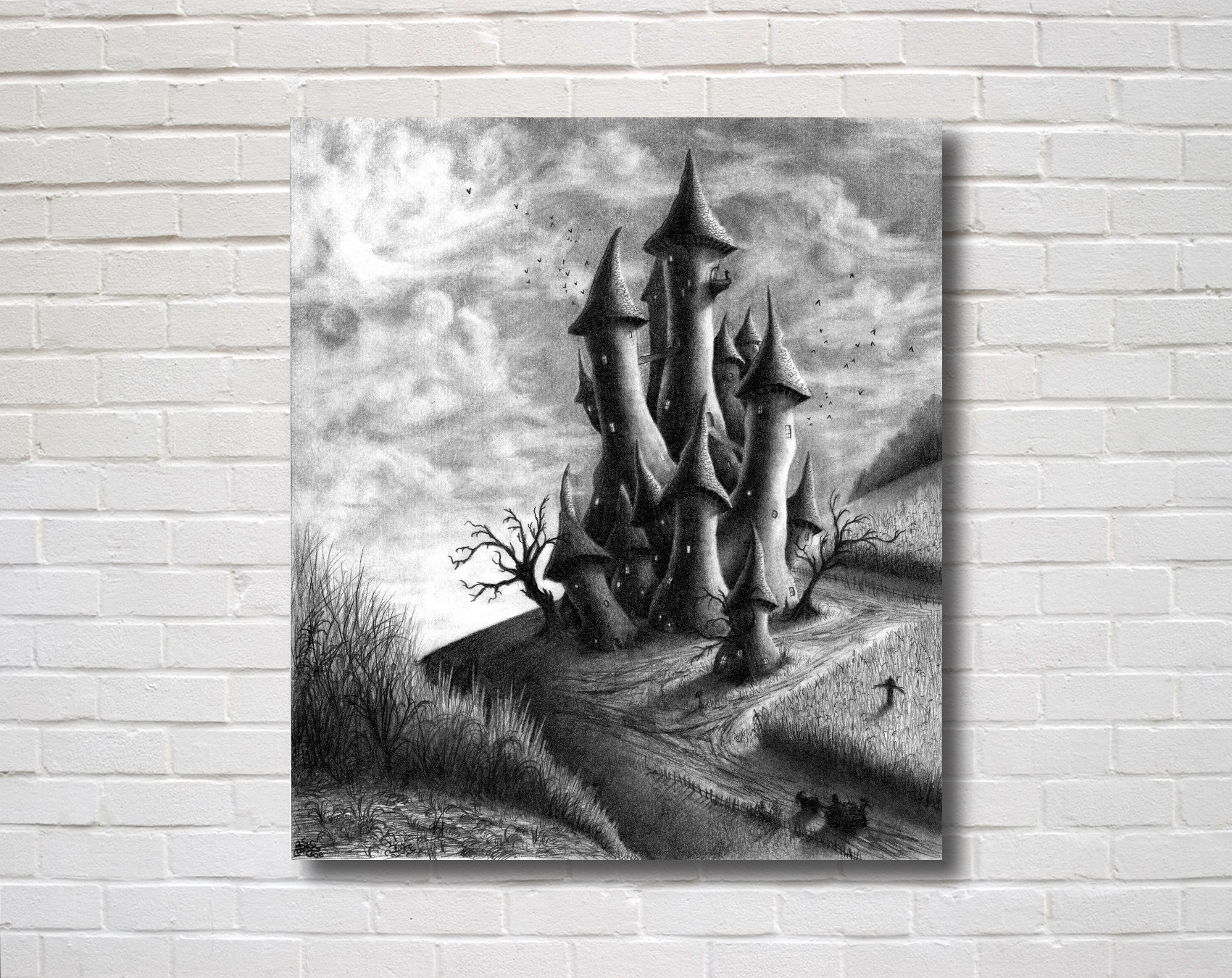 Dark Gothic Drawings In Pencil