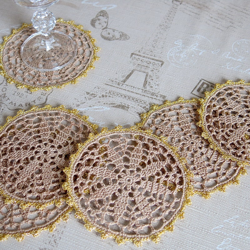 Lace Coaster - Etsy