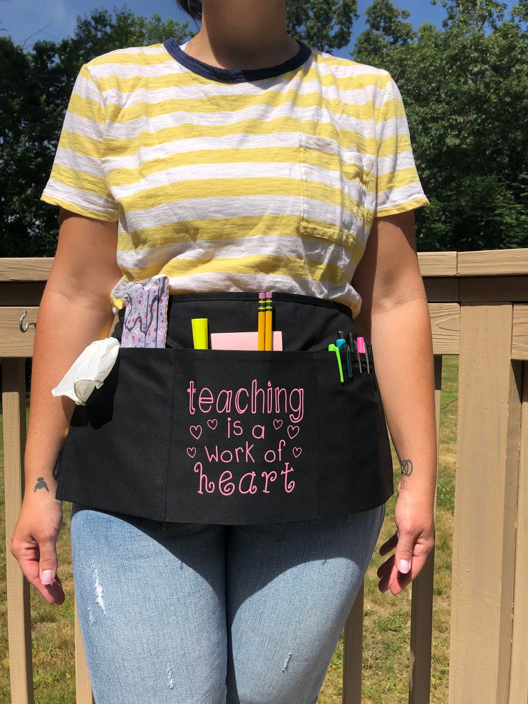 Teaching is a Work of Heart - Teacher Tool Belt - Etsy