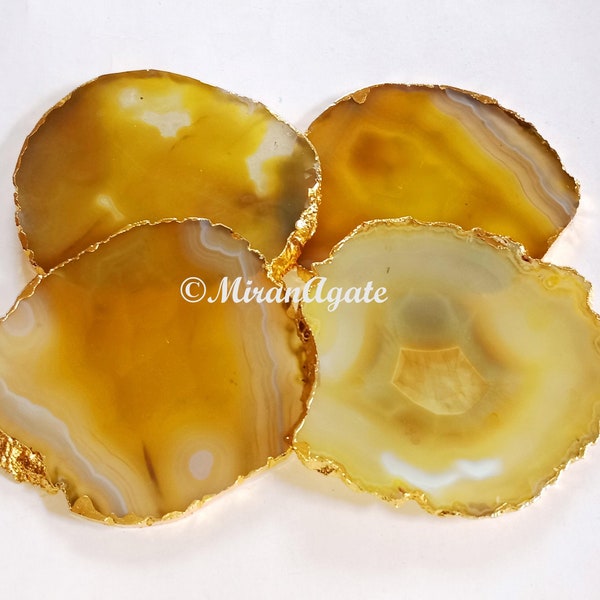 Yellow Coasters - Etsy