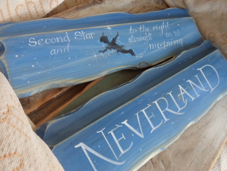 Peter Pan Inspired Single & Multi Pack Signpost Signs - Etsy UK