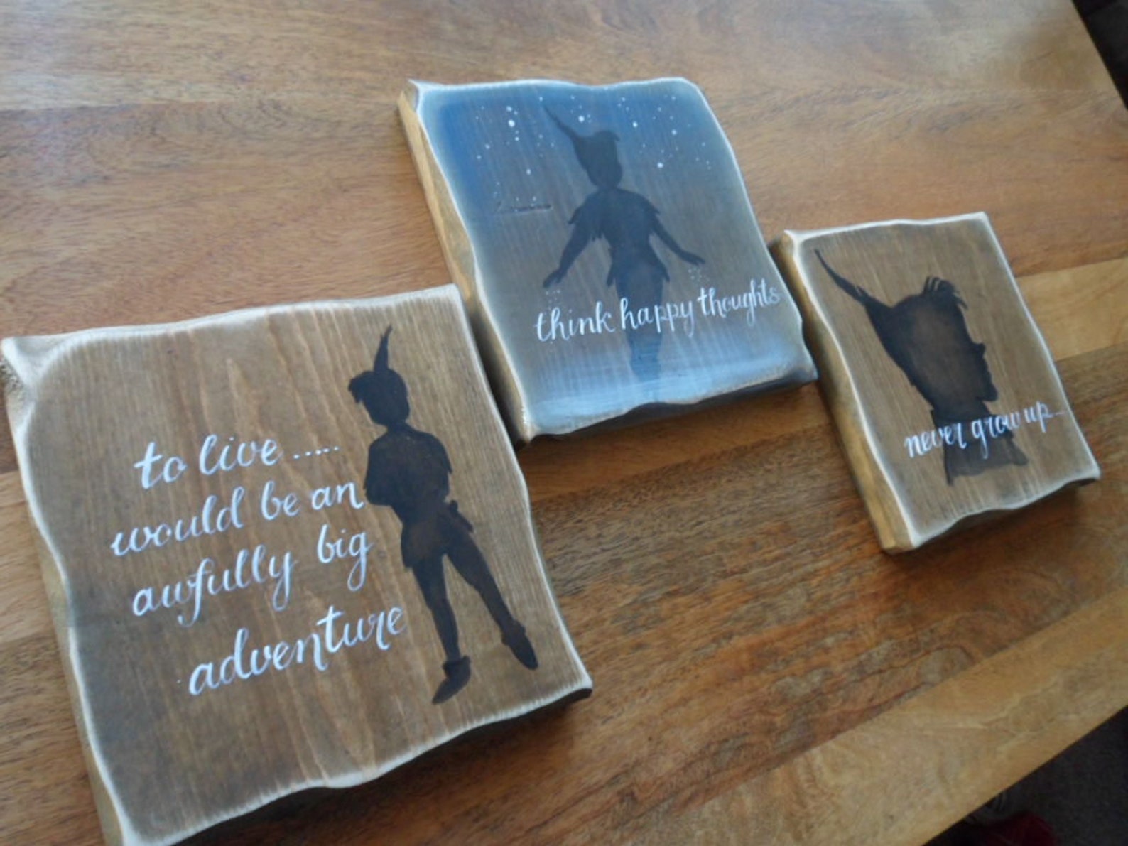 Peter Pan Inspired Single & Multi Pack Silhouette Sign | Etsy