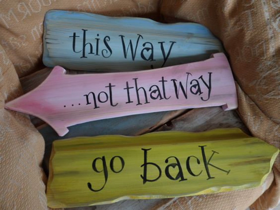 This Way That Way Not This Way Wonderland Fairytale Storybook - Etsy