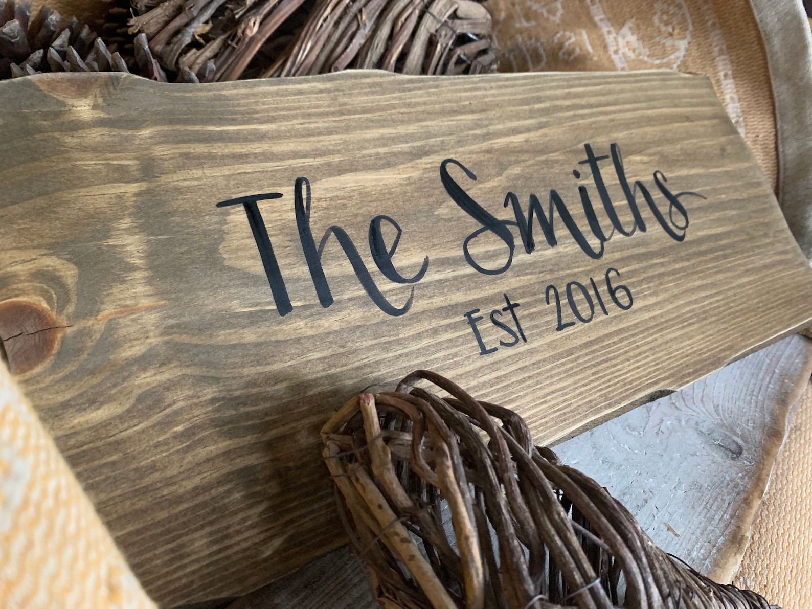 Family Sign Custom Personalised Family Sign/plaque. Last Name - Etsy UK