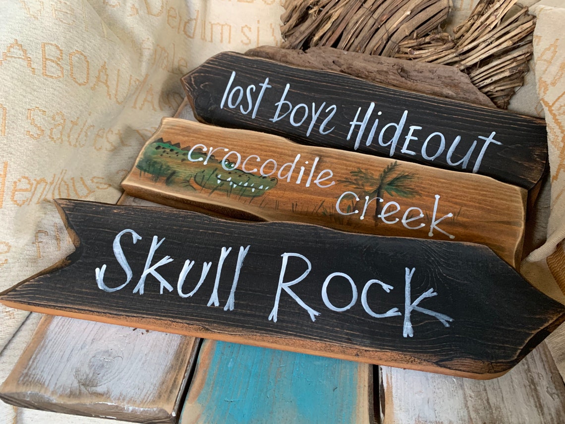 Peter Pan Inspired Single & Multi Pack Signpost Signs - Etsy Australia