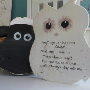 Personalised Teacher Thank You Gifts and Keepsakes. Wise Owl in White ...