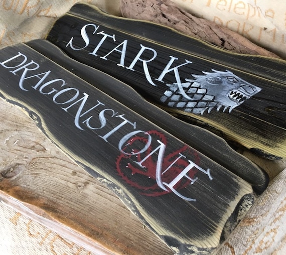 Custom Game of Thrones Signpost Mancave Inspired Sign Ideas | Etsy UK