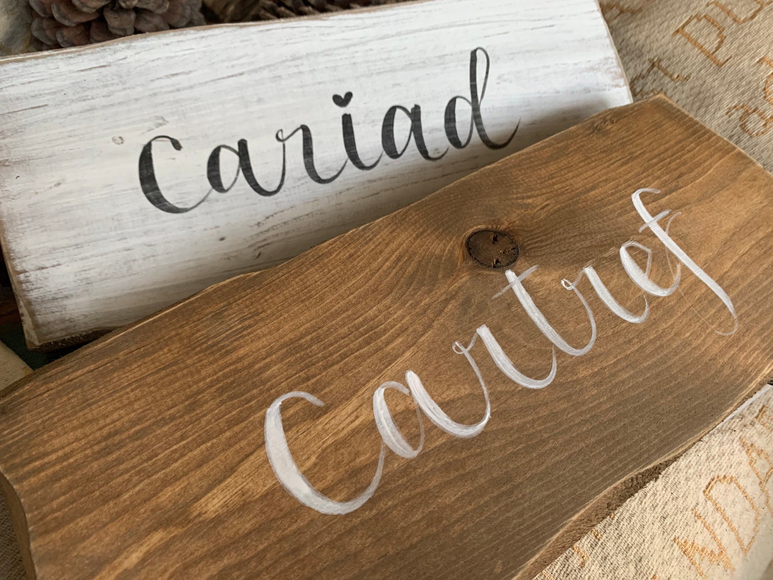 Cariad Welsh Sign Cwtch Sign Cartref Teulu Custom Welsh - Etsy