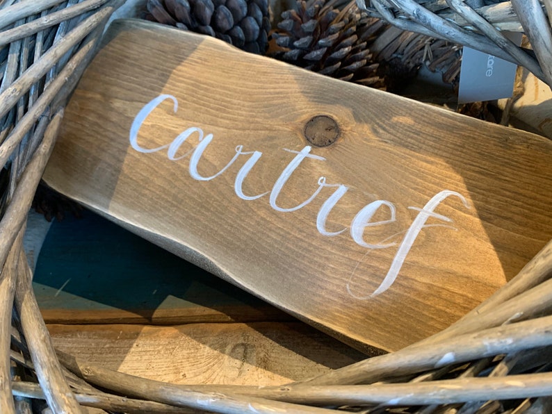 Cariad Welsh Sign Cwtch Sign Cartref Teulu Custom Welsh - Etsy