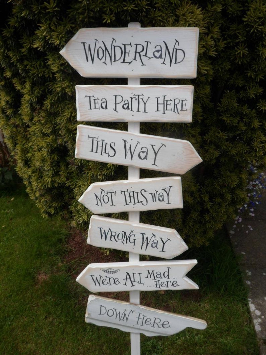 This Way That Way Not This Way Wonderland Fairytale Storybook Signpost ...