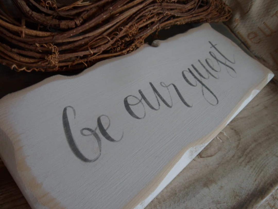 Be Our Guest Sign, Rustic Fairytale Wedding Signpost Sign, Please Sign ...
