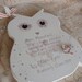Personalised Teacher Thank You Gifts and Keepsakes. Wise Owl - Etsy