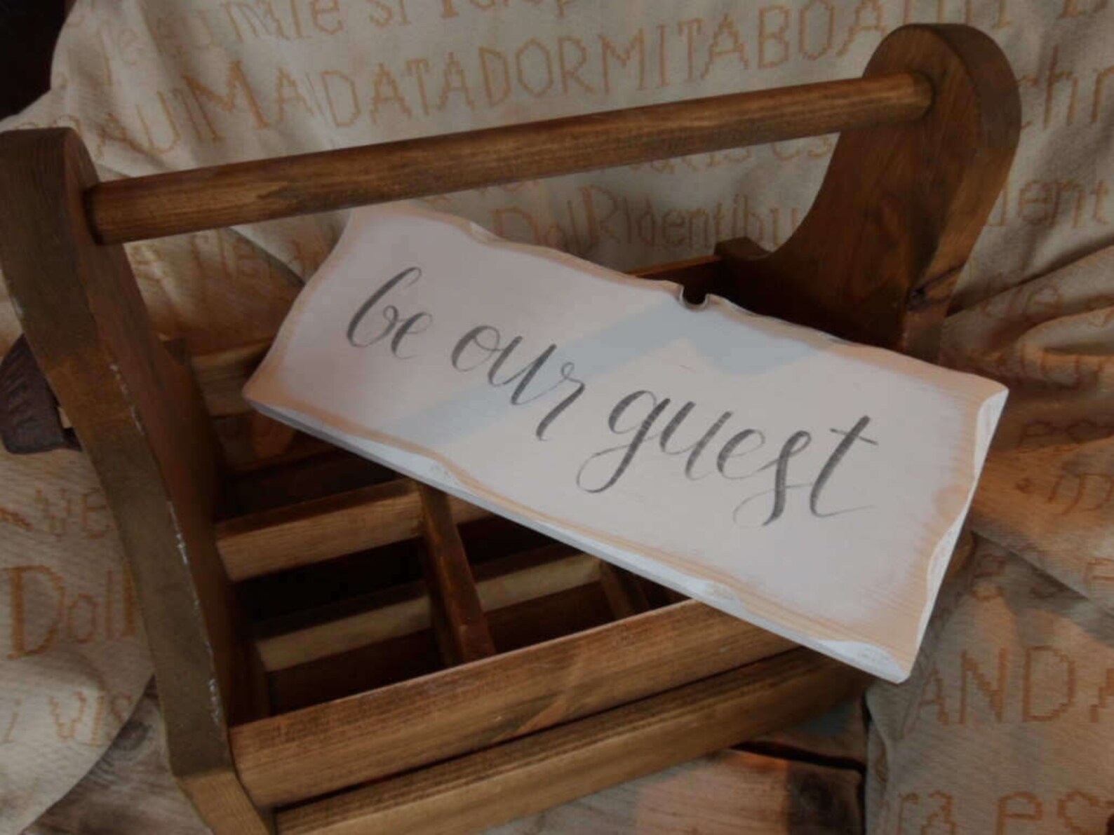 Be our Guest sign rustic Fairytale wedding signpost sign | Etsy