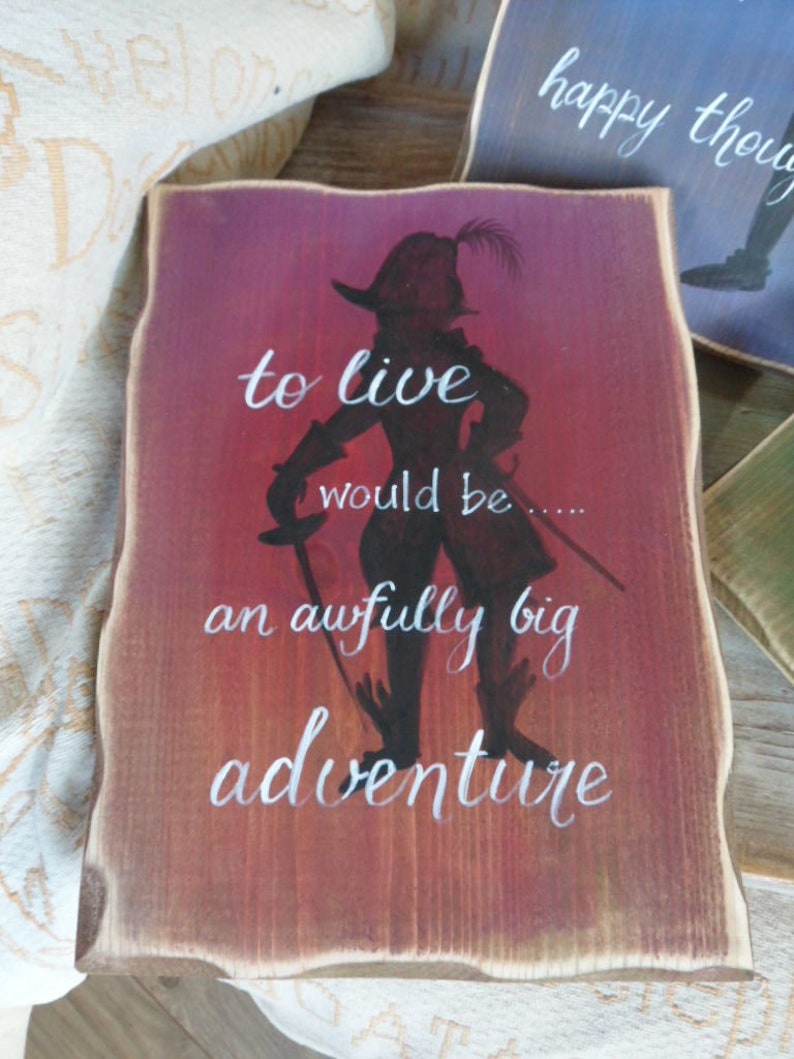 Peter Pan Inspired Single & Multi Pack Silhouette Sign - Etsy UK