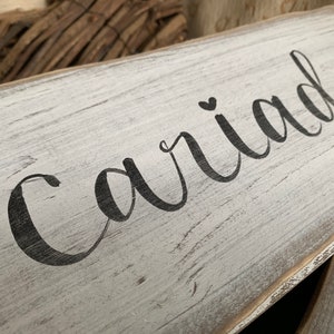 Cariad Welsh Sign Cwtch Sign Cartref Teulu Custom Welsh - Etsy