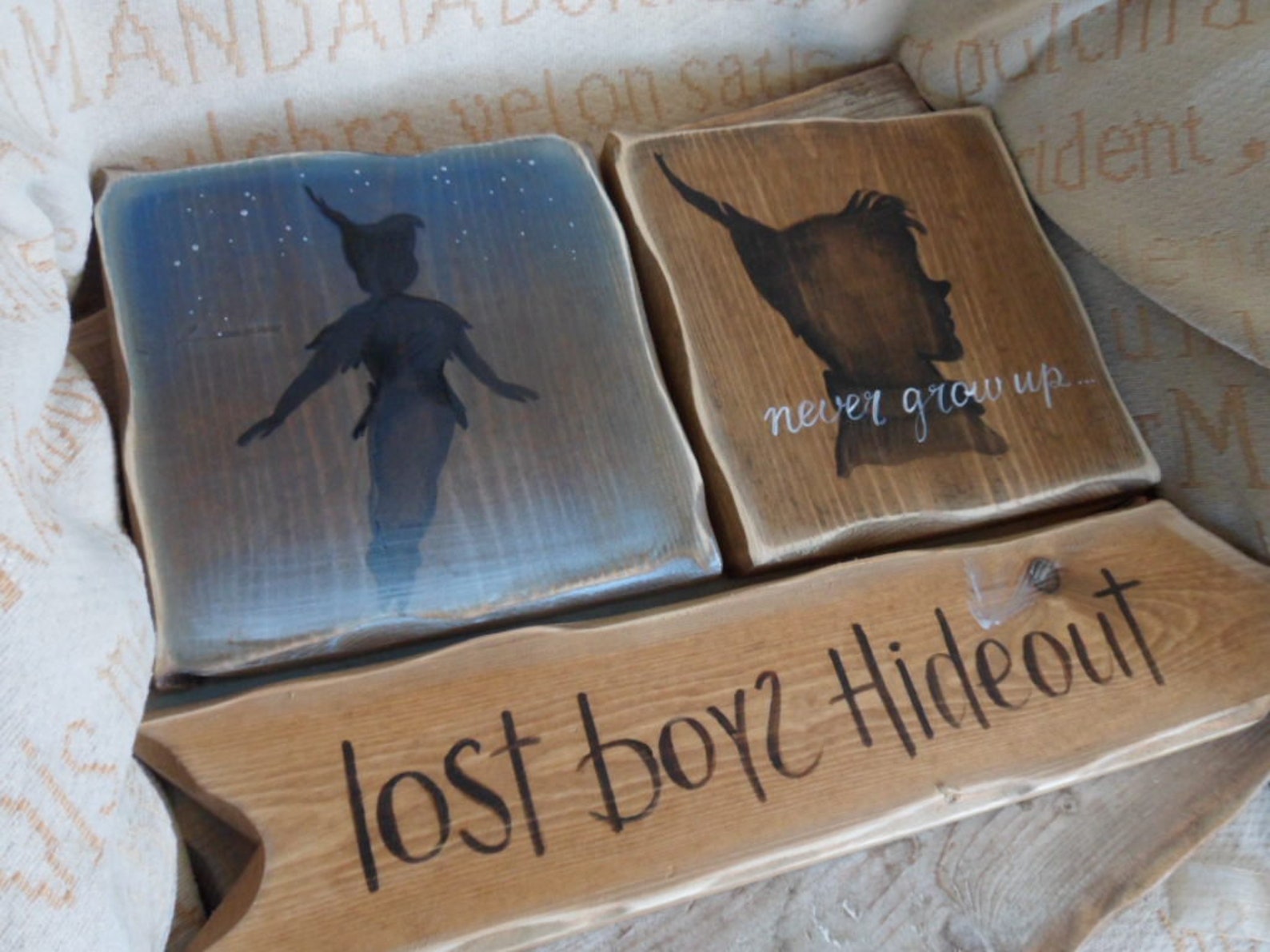 Peter Pan Inspired Single & Multi Pack Silhouette Sign | Etsy