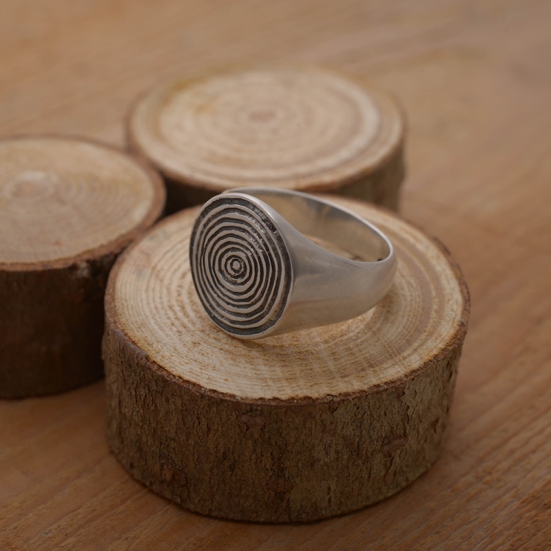 Tree Signet Ring - Etsy