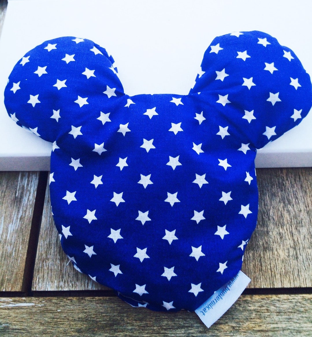 Handmade Cherry Pit Pack mickey Blue - Etsy