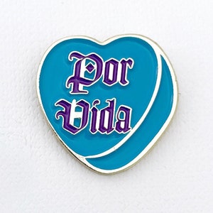 POR VIDA, Conversation Hearts, Cute Enamel Pins - Etsy