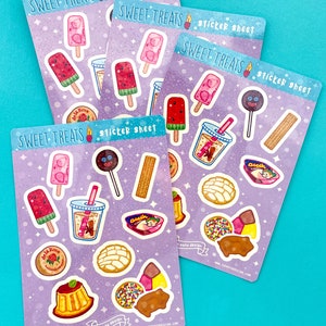 SWEET TREATS Sticker Sheet, Mexican Dessert, Food Stickers - Etsy