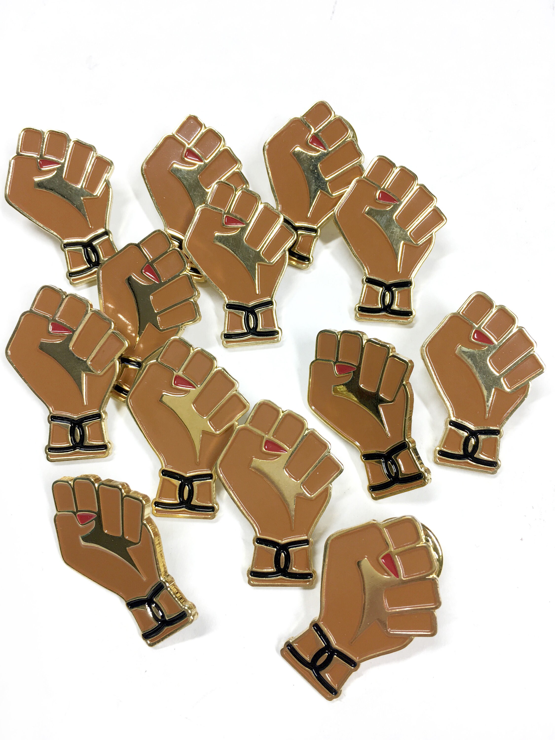 CHICANA POWER Fist Chola Protest pin | Etsy