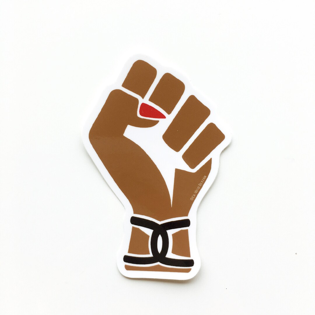 POWER FIST, Vote, Vinyl Sticker - Etsy