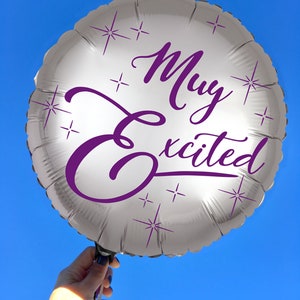 MUY Excited Balloons, (SILVER - SINGLE), Selena Party, Metallic ...