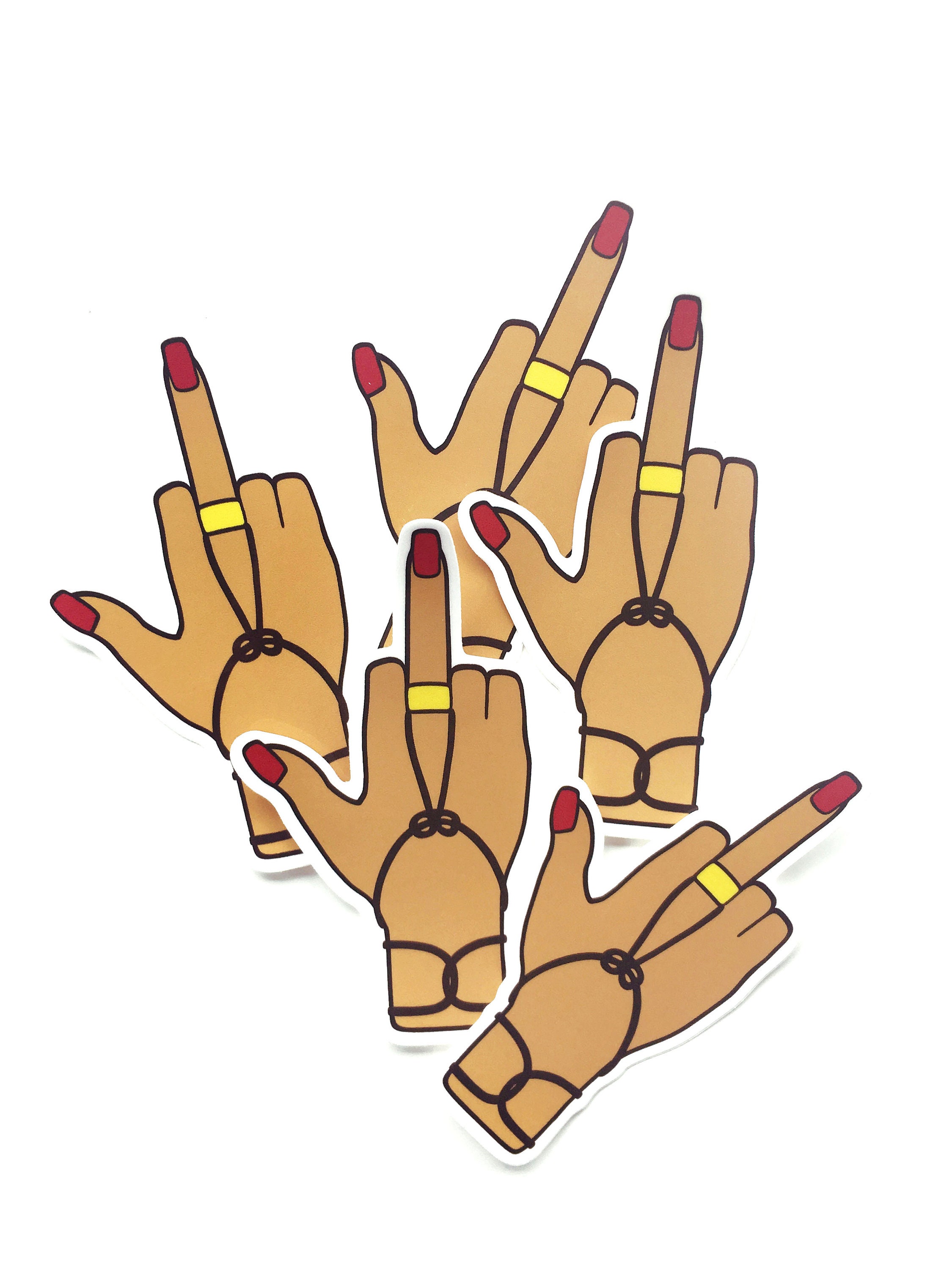 CHOLA HAND Latina Power Feminist Sticker Pack 5 PACK | Etsy