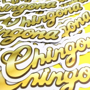 CHINGONA AF, Latina Sticker (SINGLE Sticker) - Etsy