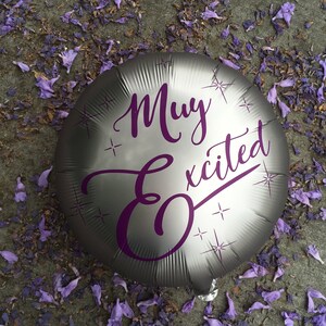 MUY Excited Balloons, (SILVER - SINGLE), Selena Party, Metallic ...