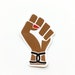 POWER FIST Vote Vinyl Sticker - Etsy