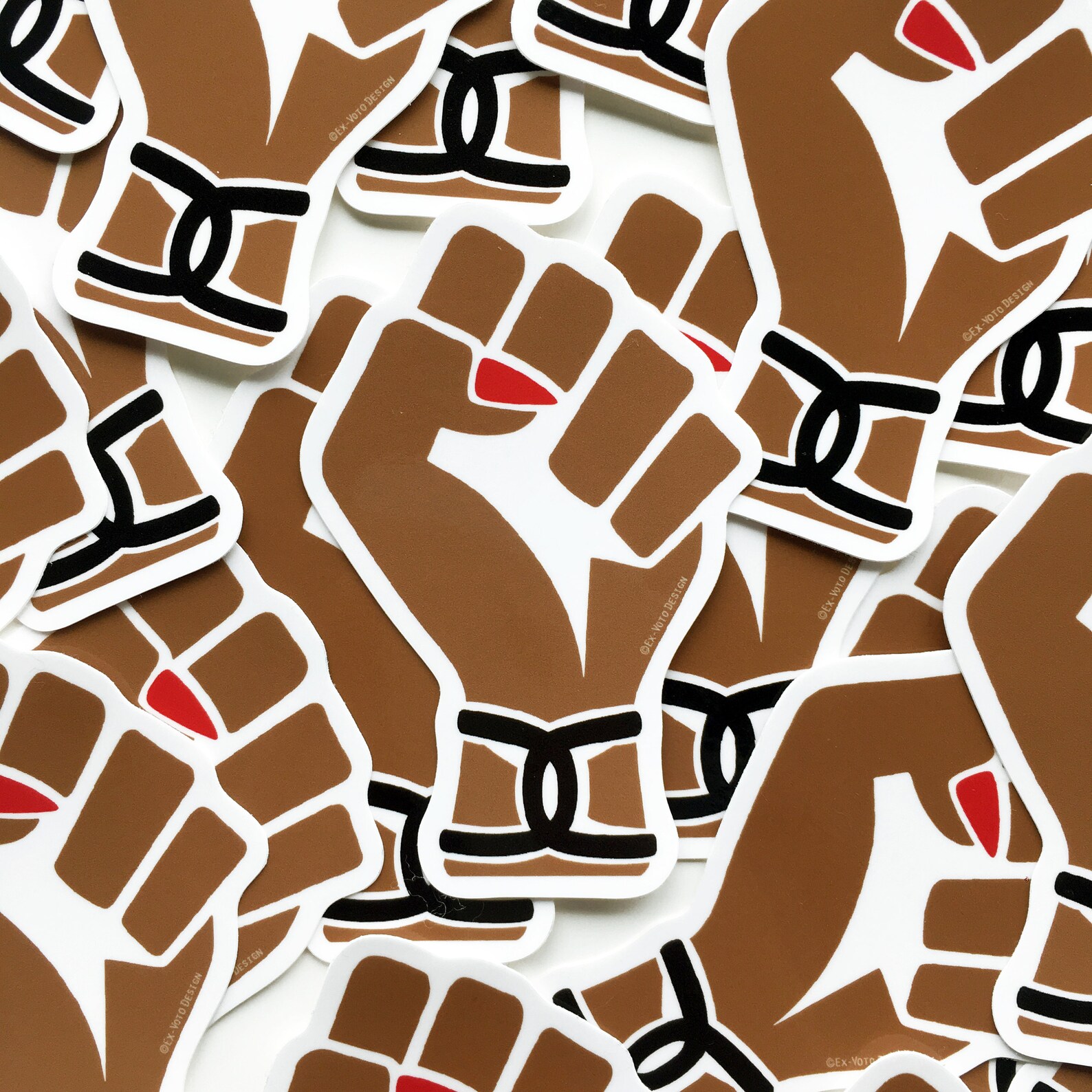 POWER FIST Vote Vinyl Sticker - Etsy