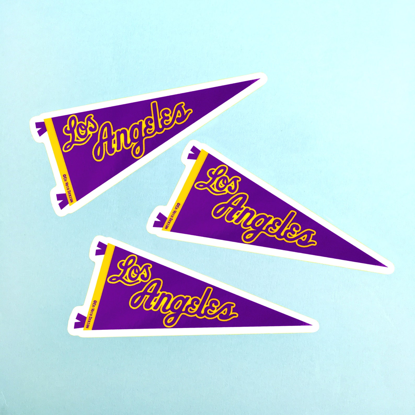 LA Lakers Sticker Bundle 3 PACK - Etsy