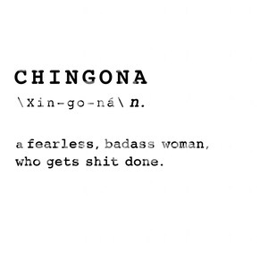 CHINGONA, Word Definition, Instant Download & Print Wall Art - Etsy