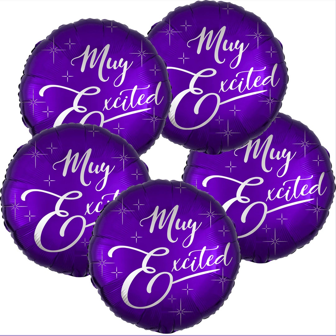 MUY EXCITED Balloons (SHINY Purple 5 Pack Bundle), Selena Quintanilla ...
