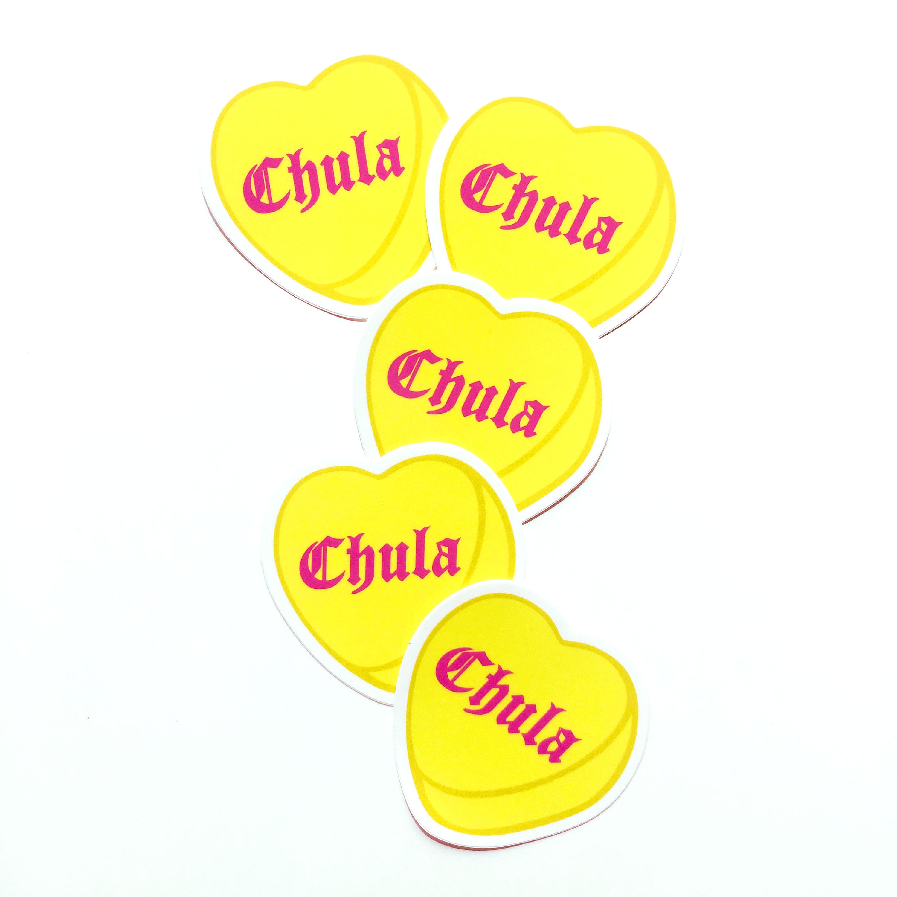 CHULA Sticker, Conversation Hearts, Hydro Flask Sticker - Etsy