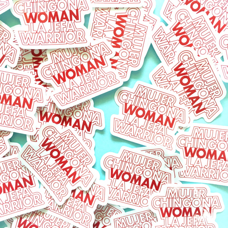 MUJER WOMAN Jefa WARRIOR vinyl sticker laptop stickers | Etsy