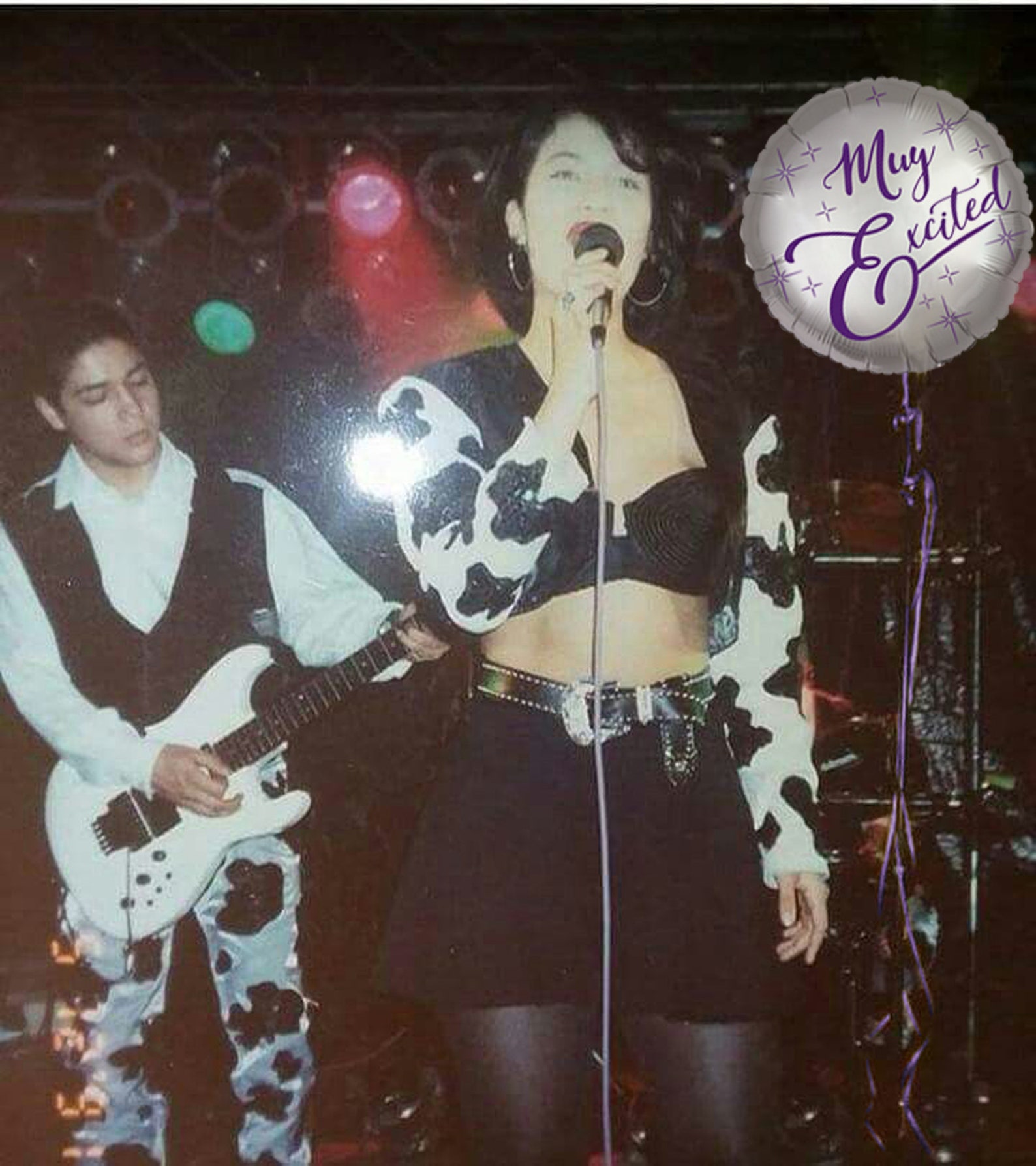 MUY Excited Balloons SILVER SINGLE Selena Party | Etsy