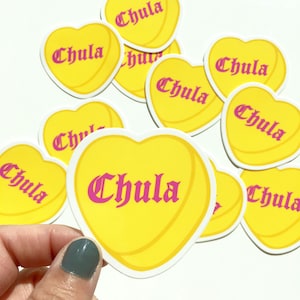 Vinyl Sticker 5 PACK, Chula, Los Angeles, Marigold, Muy Excited, Chola ...