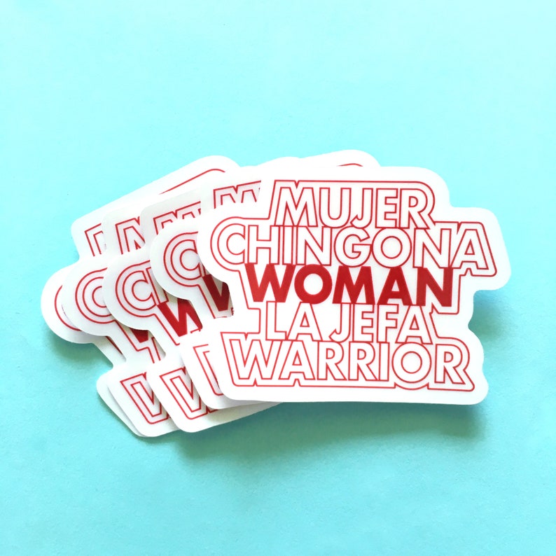 MUJER WOMAN Jefa WARRIOR vinyl sticker laptop stickers | Etsy